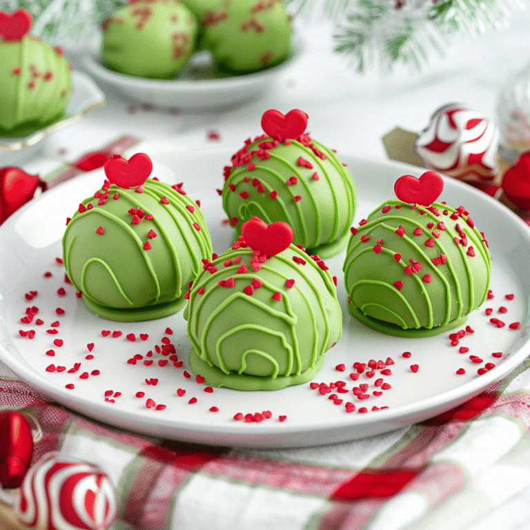 Delicious Grinch Oreo Truffles – A No-Bake Dessert Recipe